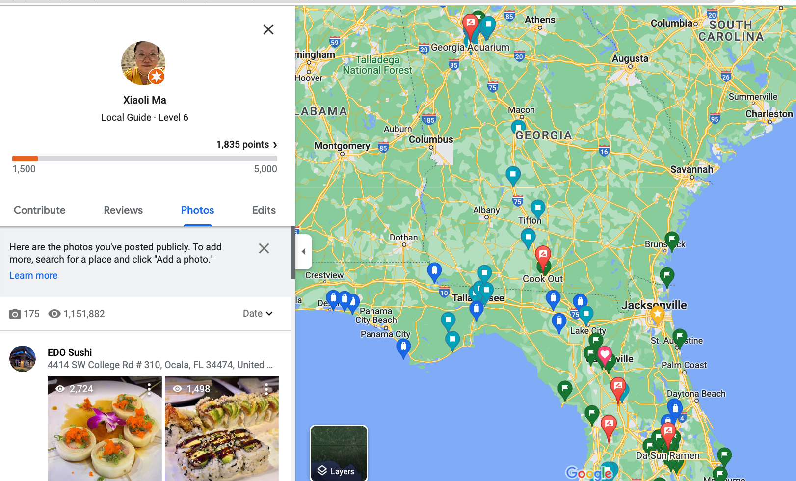 A Google Map Local Guide | Welcome to Xiaoli Ma 's